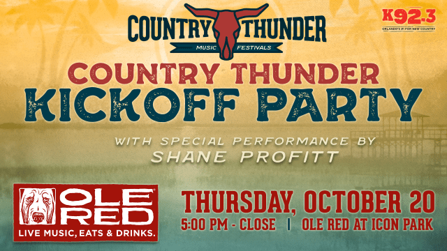 Country Thunder Official Kickoff Party - Ole Red Orlando